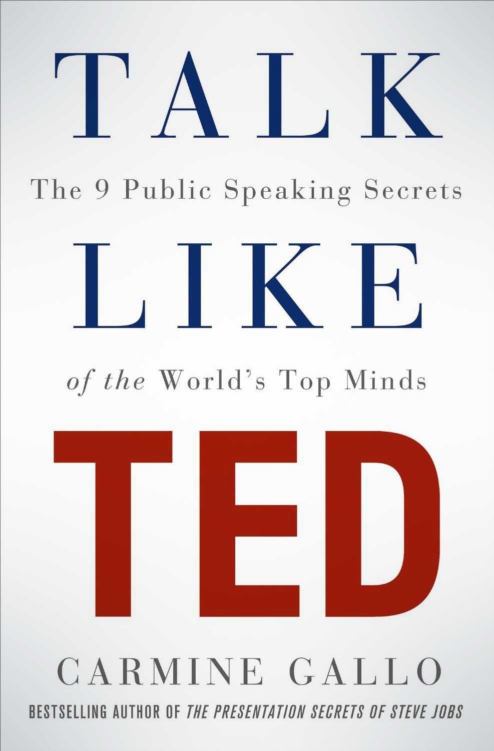 Talk Like Ted PDF Summary Carmine Gallo 12min Blog