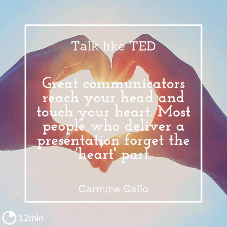 Talk Like Ted PDF Summary - Carmine Gallo | 12min Blog