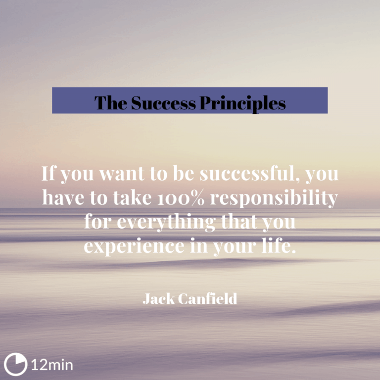 The Success Principles PDF Summary - Jack Canfield | 12min Blog