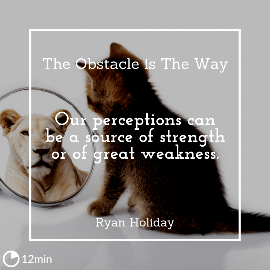 The Obstacle is The Way PDF Summary - Ryan Holiday | 12min Blog