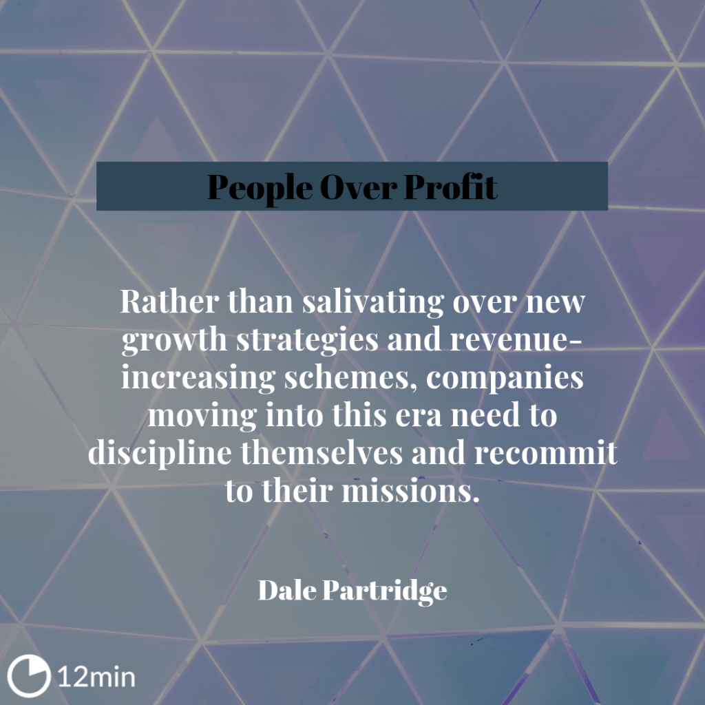 People Over Profit PDF Summary - Dale Partridge | 12min Blog