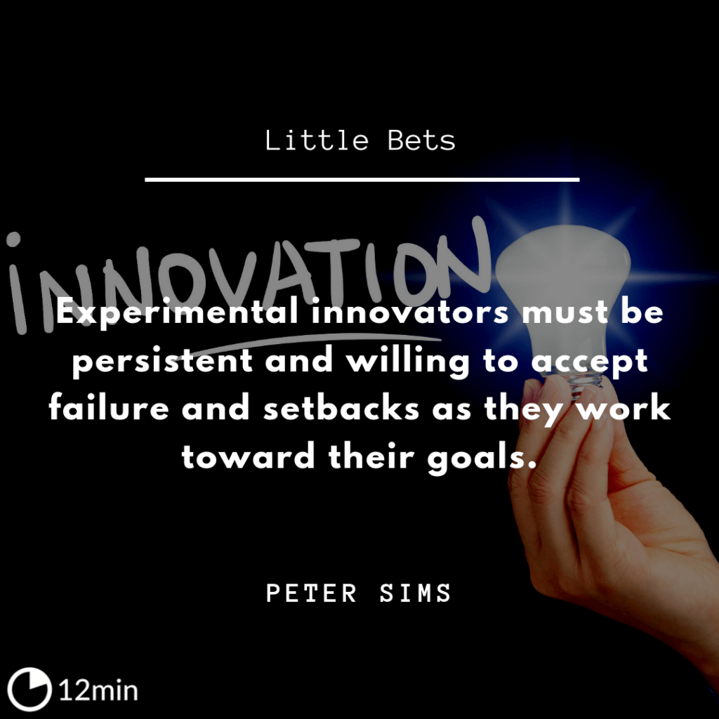 Little Bets PDF Summary - Peter Sims | 12min Blog