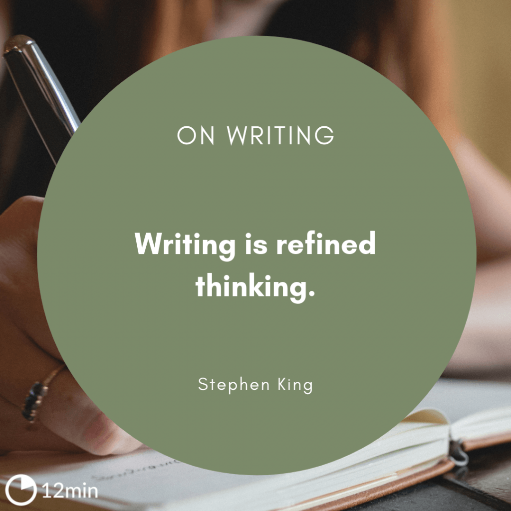 On Writing PDF Summary - Stephen King | 12min Blog