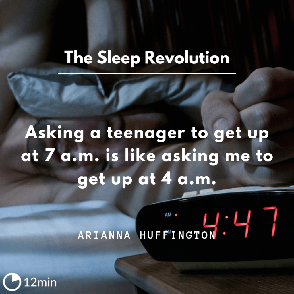 The Sleep Revolution Pdf Summary Arianna Huffington 12min Blog