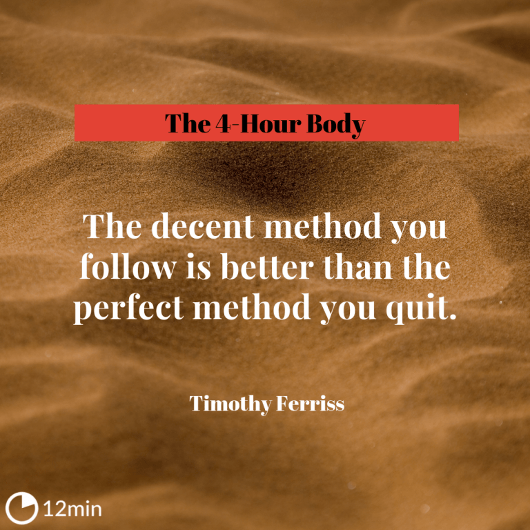 The 4-Hour Body Summary - Timothy Ferriss | 12min Blog